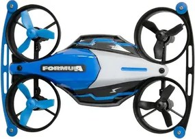 AMEWI Dron DRE FormulA Track Race modrá / RC auto a dron 2v1 / závodní