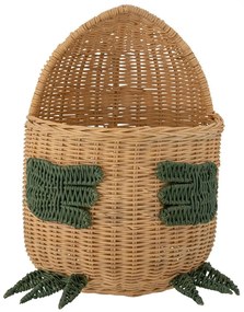 Ratanový dětský koš na hračky v přírodní barvě 37x57x48 cm Eddi – Bloomingville Mini