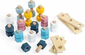 Bigjigs Toys Přepravka matic a šroubů / od 18 měsíců