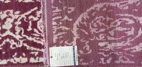 Diamond Carpets India, Ručně vázaný kusový koberec Diamond DC-JK 2 Purple/silver (overdye), 365x457, fialová, kancelář