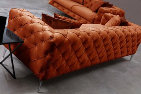 Atelier del Sofa 2-místná pohovka Como - Orange, Oranžová