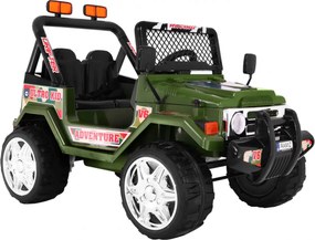 Ramiz Dětské terénní auto na baterie Raptor Drifter zelené + ovladač pro dálkové ovládání