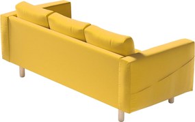Potah na pohovku IKEA Norsborg 3-místná barva žlutá látka sametová