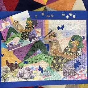 GIBSONS Puzzle Lenošení v neděli / 1000 dílků / 68 × 49 cm