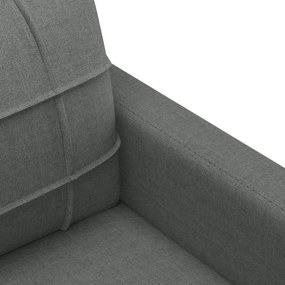 4dílná sedací souprava s poduškami tmavě šedá textil 3201251
