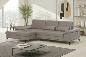 XXXLutz ROHOVÁ SEDAČKA, kůže, šedá Sit & More - Sedací soupravy - 000144039740