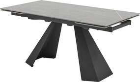 XXXLutz JÍDELNÍ STŮL, světle šedá, 160-240/90/76 cm P & B - Jídelní stoly - 000572017001