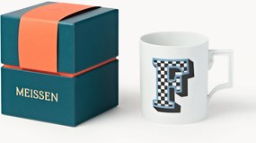 Westwing x MEISSEN, ručně vyrobený hrnek Initials's dekorací Motif
