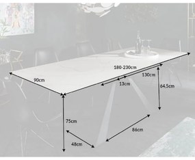 Massive home | Rozkládací jídelní stůl, keramika 180-230 cm Concord  II