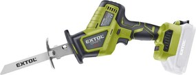 Pila ocaska jednoruční aku, 20 V Li-ion, BRUSHLESS, bez baterie a nabíječky EXTOL CRAFT