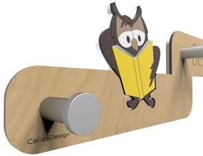 Dětský designový nástěnný věšák CalleaDesign sova 55cm