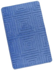Bellatex koupelnová předložka STANDARD sv.modré čtverce 60x100 cm