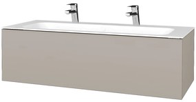 Dřevojas Koupelnová skříň VARIANTE SZZ 120 Varianta: N01 Bílá lesk / D15 Nebraska