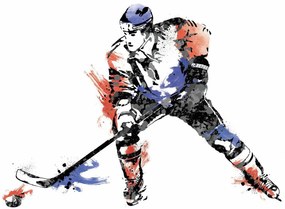 Samolepka Hokej - Hokejsta