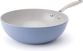 Elmich Nepřilnavá keramická pánev wok Zen Ø 28 cm - modrá