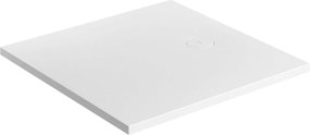OMNIRES Aquarock M+ - Sprchová vanička 90x90 cm, matná bílá AQUAROCK90-KBM