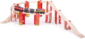 Bigjigs Rail Víceúrovňový set kolejí / od 3 let