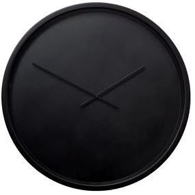 OnaDnes -20% Nástěnné černé minimalistické hodiny ZUIVER BANDIT 60 cm