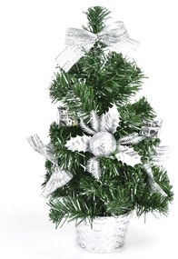 Vánoční stromek Vestire stříbrná, 35 cm