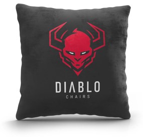 Dekorativní polštář Diablo Chairs: černý