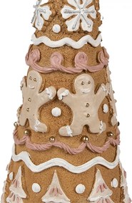 Dekorace vánoční perníkový stromek Gingerbread Tree - Ø 14*37 cm