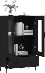 vidaXL Skříň highboard 69,5 x 31 x 115 cm kompozitní dřevo [828303] Barva: hnědý dub