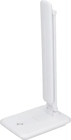 LED stolní lampička 10W, 490lm, změna CCT, stmívání, bílá