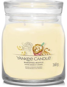 Yankee Candle – Signature svíčka Banoffee Waffle (Vafle s banány a karamelem) Velikost: střední 368 g