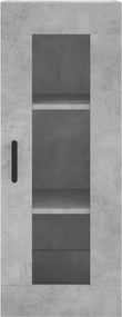Skříň highboard betonově šedá 34,5x34x180 cm kompozitní dřevo 3199373