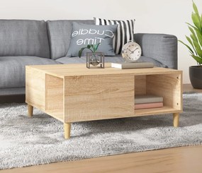 vidaXL Konferenční stolek 80 x 80 x 36,5 cm kompozitní dřevo [821092] Barva: Černá