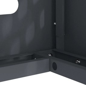 vidaXL Ochrana klimatizace Antracitová 110 x 50 x 80 cm [865906]