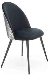 K478 chair, color: black - white