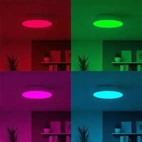Eglo 98045 - LED RGB Stmívatelné stropní svítidlo RIODEVA-C LED/27W/230V