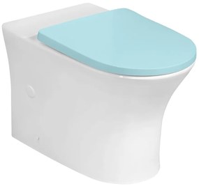 Bruckner leon rimless wc mÃ­sa pro kombi, spodnÃ­/zadnÃ­ odpad, bÃ­lÃ¡