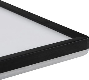 KANLUX KANLUX, AZPO stropní LED svítilna, 300x300mm, 17,5W, 3000/4000/6000K, IP54, černá mat, 31533