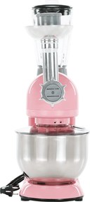 TEMPO-KONDELA KANTE, kuchyňský robot, 1800 W, 5 l, růžová / chrom