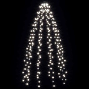 Světelná síť na vánoční stromek 250 studených bílých LED 250 cm 328885