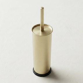 Stojan na WC štětku STAV, zlatý, výška 38 cm