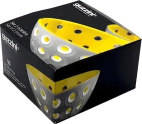 Guzzini LE MURRINE žlutá/šedá/bílá / Sada misek / 2 ks / O 12,5 cm / a