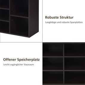 Costway Botník se sedákem, botník, komoda na boty, botník, botník, lavice