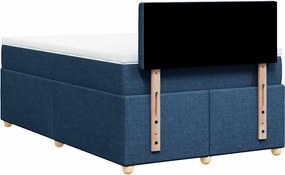 Box spring postel s matrací černá 120x190 cm textil 3286639