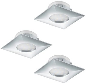 Eglo 95802 - SADA 3x LED podhledové svítidlo PINEDA 1xLED/6W/230V
