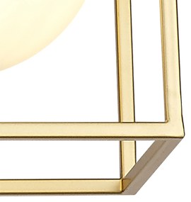 Toolight, stropní svítidlo 44x13x15, 5 cm 3xG9 APP1164-3CP, černá-zlatá, OSW-14017