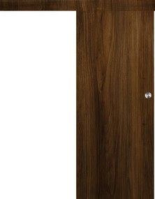 posuvné interiérové dveře na stěnu vasco doors LEON plné Průchozí rozměr: 70 x 197 cm, Orientace dveří: Levé dveře, Dekor: Buk jasmínový