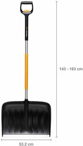 FISKARS X-series Teleskopické hrablo na sníh, 143-163cm 1057189