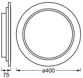 Ledvance - LED Stmívatelné stropní svítidlo SMART+ ORBIS WOOD LED/24W/230V Wi-Fi