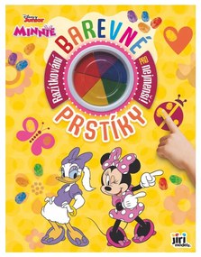 Sešit Barevné prstíky Minnie s prstovými barvami 23x30cm