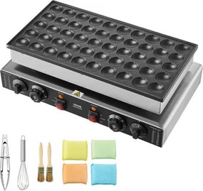 50PCS 43 mm Mini holandský palačinkář komerční Dorayaki Baker 1700 W
