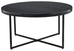 Černý kulatý konferenční stolek Serena