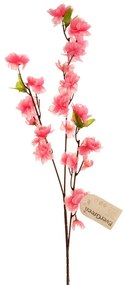 Umělá Sakura, 3 výhonky, v. 66 cm, růžová
